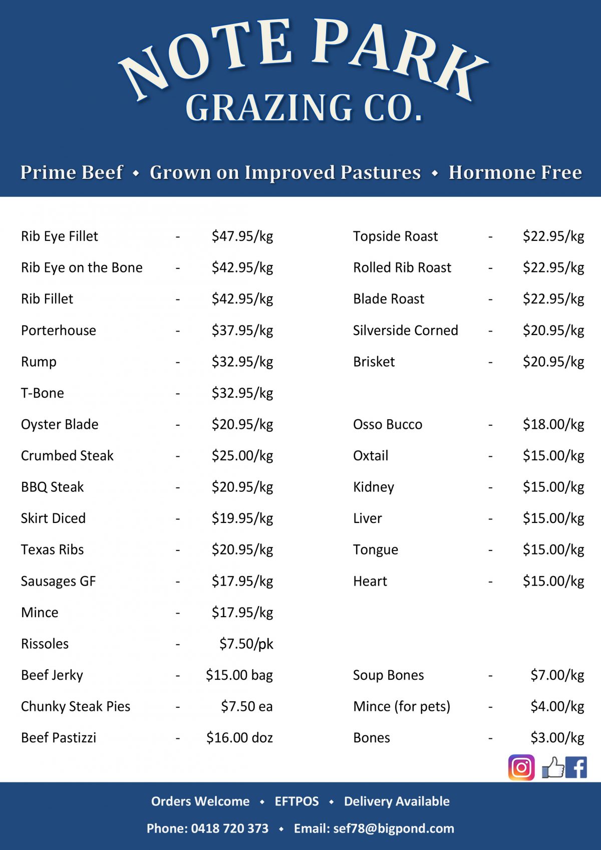 Home - Note Park Grazing Co.